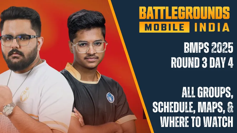 BGMI BMPS 2025 Round 3 Day 4: Groups, Schedule, Where to Watch & More